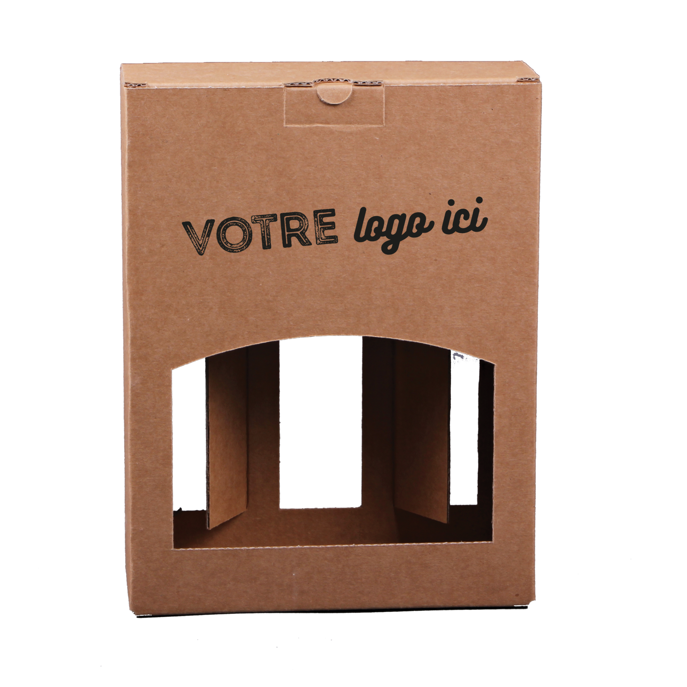 Valisette carton 3 bières 33cl type long neck personnalisée – Oplezio